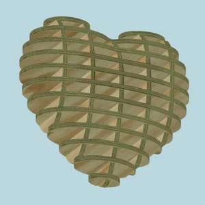 Laser Cut Vector Files SVG CNC Heart 3D Heart Decor DXF Cnc Pattern Cnc ...