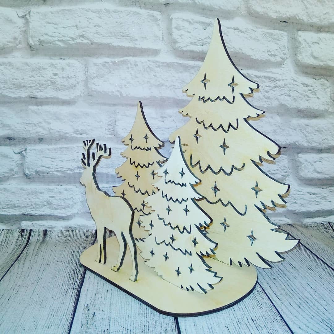 Laser Cut Vector Files SVG CNC Christmas Tree Svg Christmas Svg ...