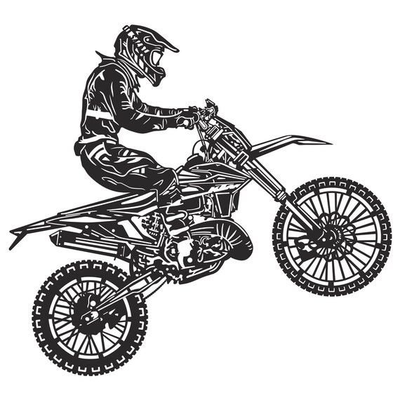 Laser Cut Vector Files SVG CNC Panel Svg Motorbike Svg - Etsy