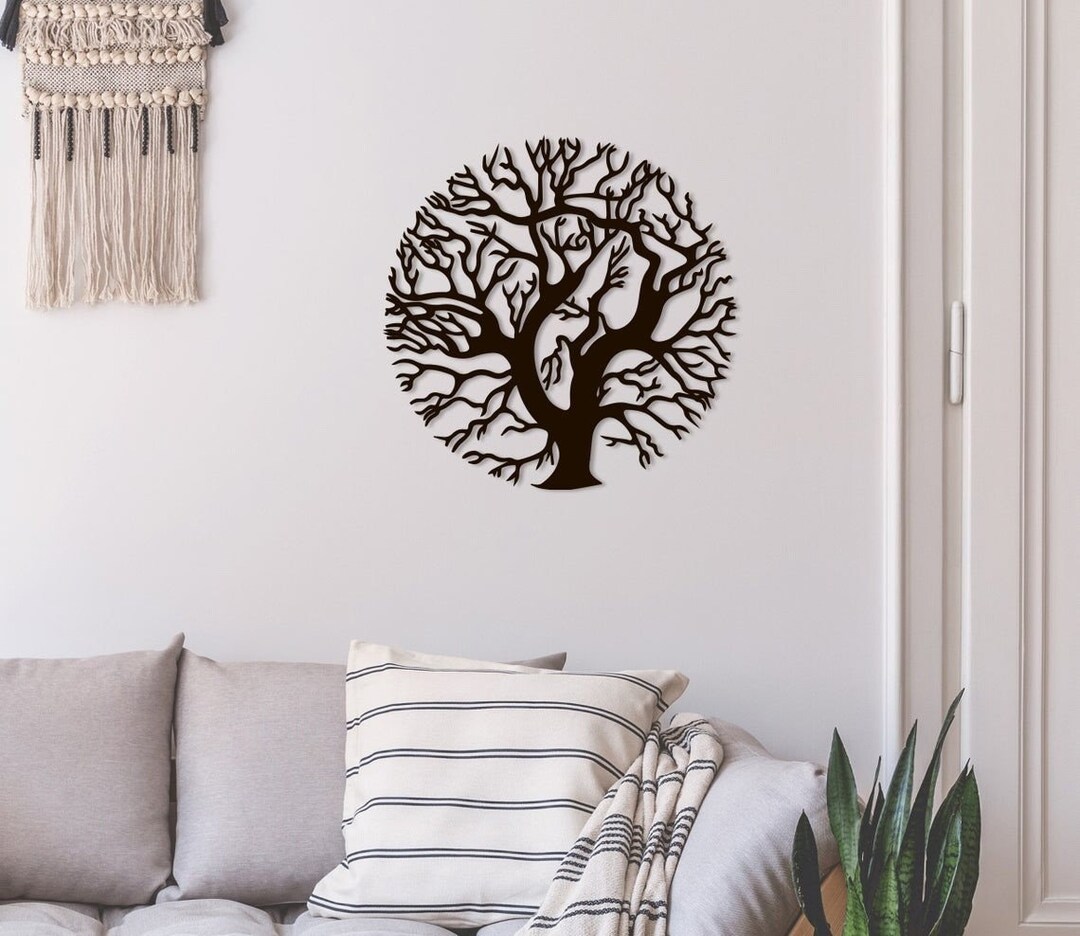 Tree Wall Panel Cut Files Panel Vector Laser Cut Files Svg Etsy | My ...