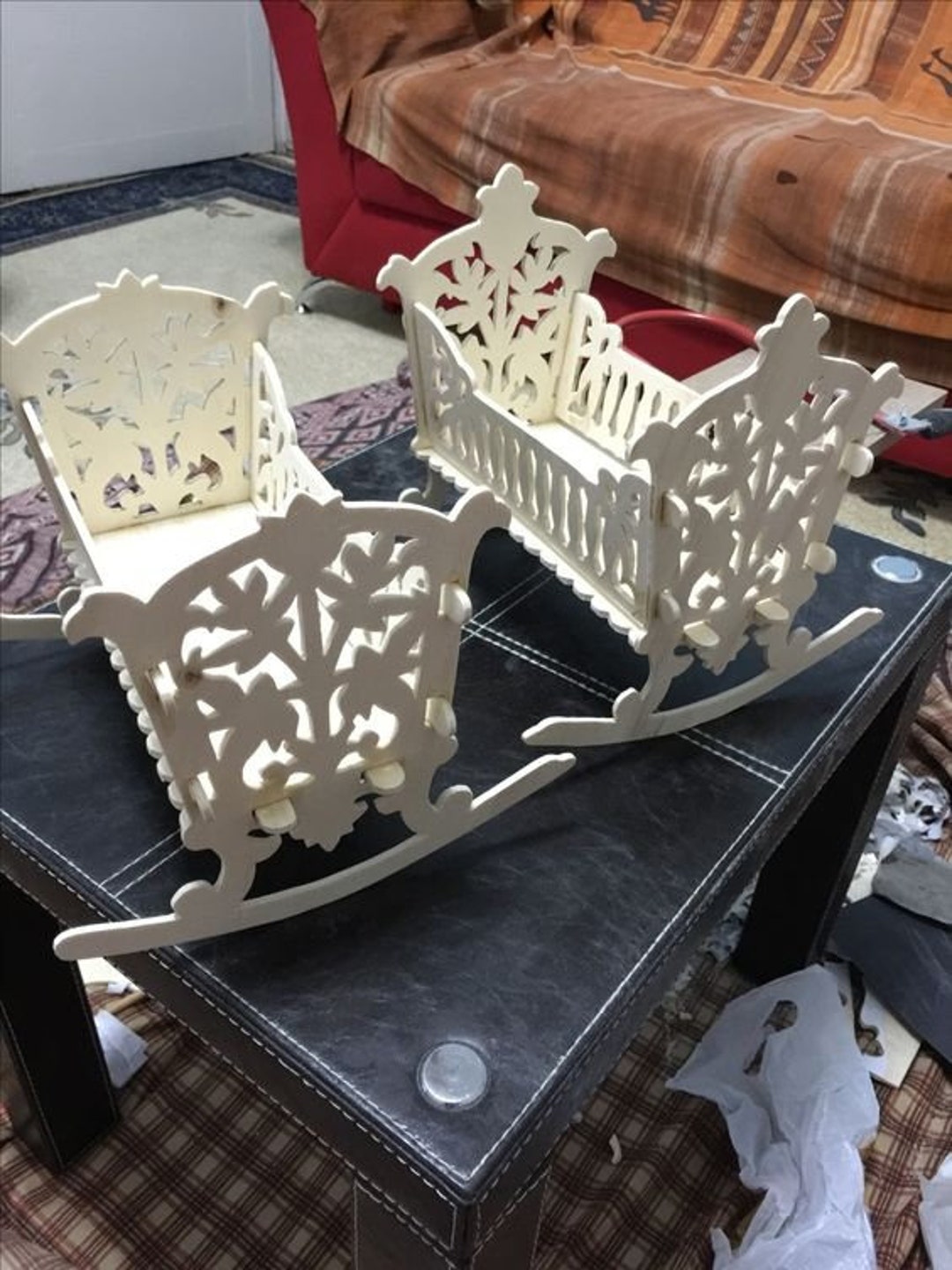 Laser Cut Vector Files SVG CNC Bed for Dolls Svg Toy for Dolls Dolls ...