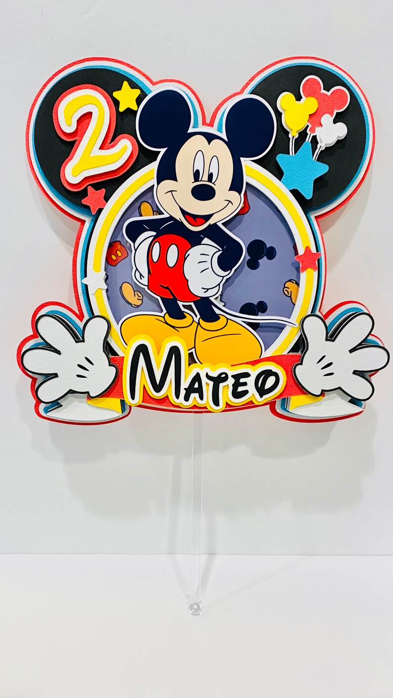Inspired Mickey Mouse Twoodles Cake Topper| Mickey Mouse Party| Mickey ...