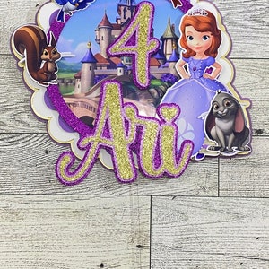 Sofia the First Inspired Cake Topper| Princess Cake Topper| Girl ...