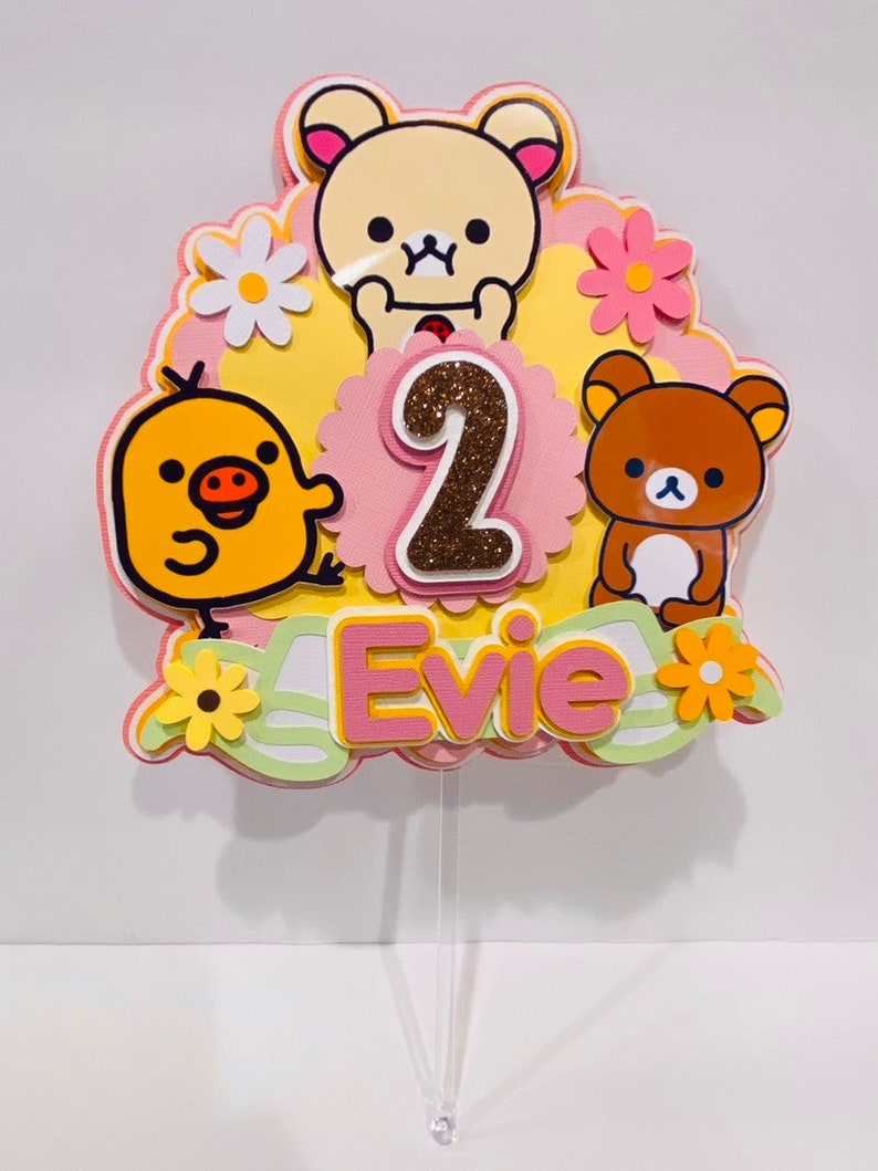 Inspired Kawaii/ Kuma Cake Topper I Japan Kawaii I Kawaii Japan Kuma ...