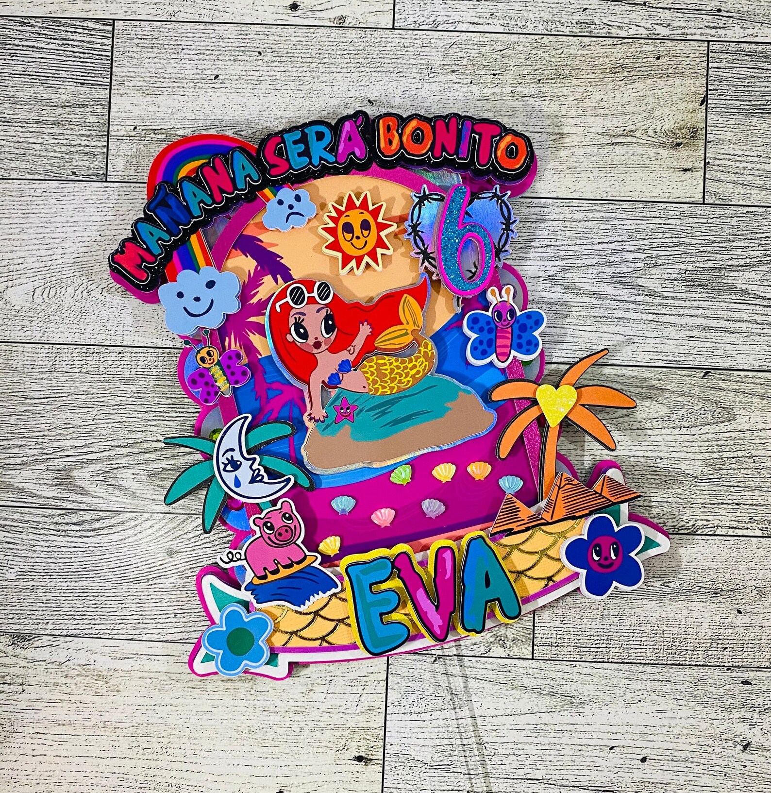 Mañana Sera Bonito Cake Topper Mañana Sera Bonito Party Décor Mañana ...