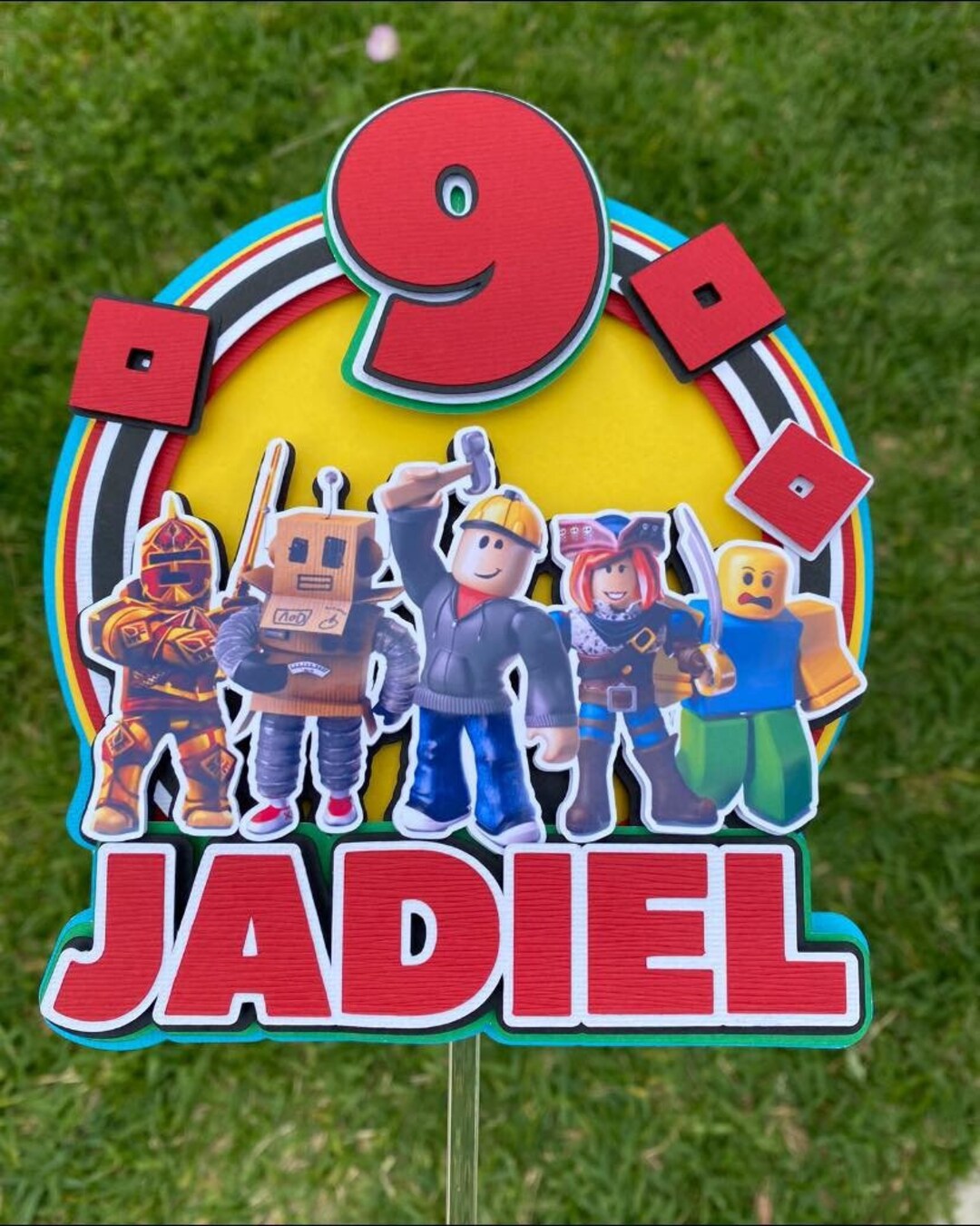 Inspired Roblox Cake Topper| Roblox Party Décor| Roblox Game Party ...