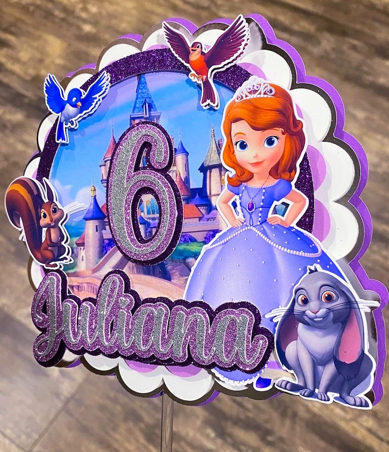 Sofia the First Inspired Cake Topper| Princess Cake Topper| Girl ...