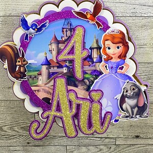 Sofia the First Inspired Cake Topper| Princess Cake Topper| Girl ...
