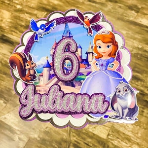 Sofia the First Inspired Cake Topper| Princess Cake Topper| Girl ...
