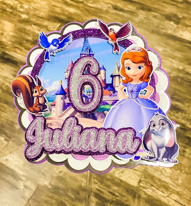 Sofia the First Inspired Cake Topper| Princess Cake Topper| Girl ...