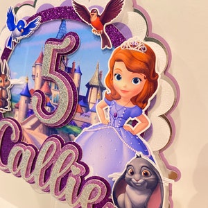 Sofia the First Inspired Cake Topper| Princess Cake Topper| Girl ...