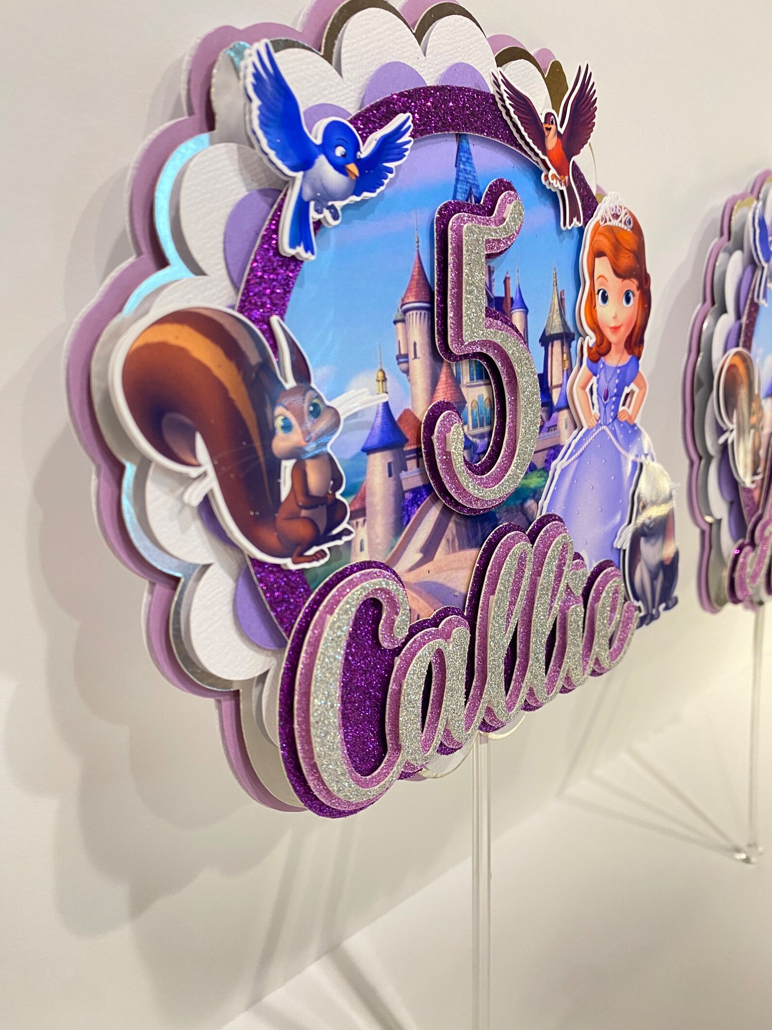 Sofia the First Inspired Cake Topper Princess Cake Topper - Etsy