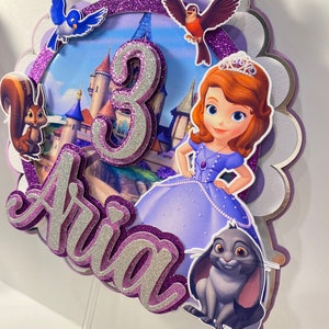 Sofia the First Inspired Cake Topper| Princess Cake Topper| Girl ...