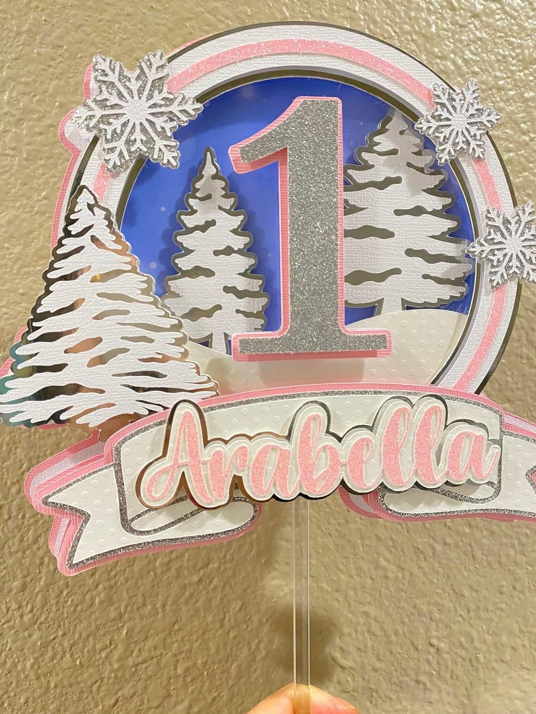 Inspired Winter Wonderland Cake Topper Winter Wonderland Party Theme - Etsy