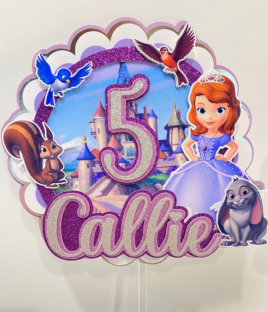Sofia the First Inspired Cake Topper| Princess Cake Topper| Girl ...
