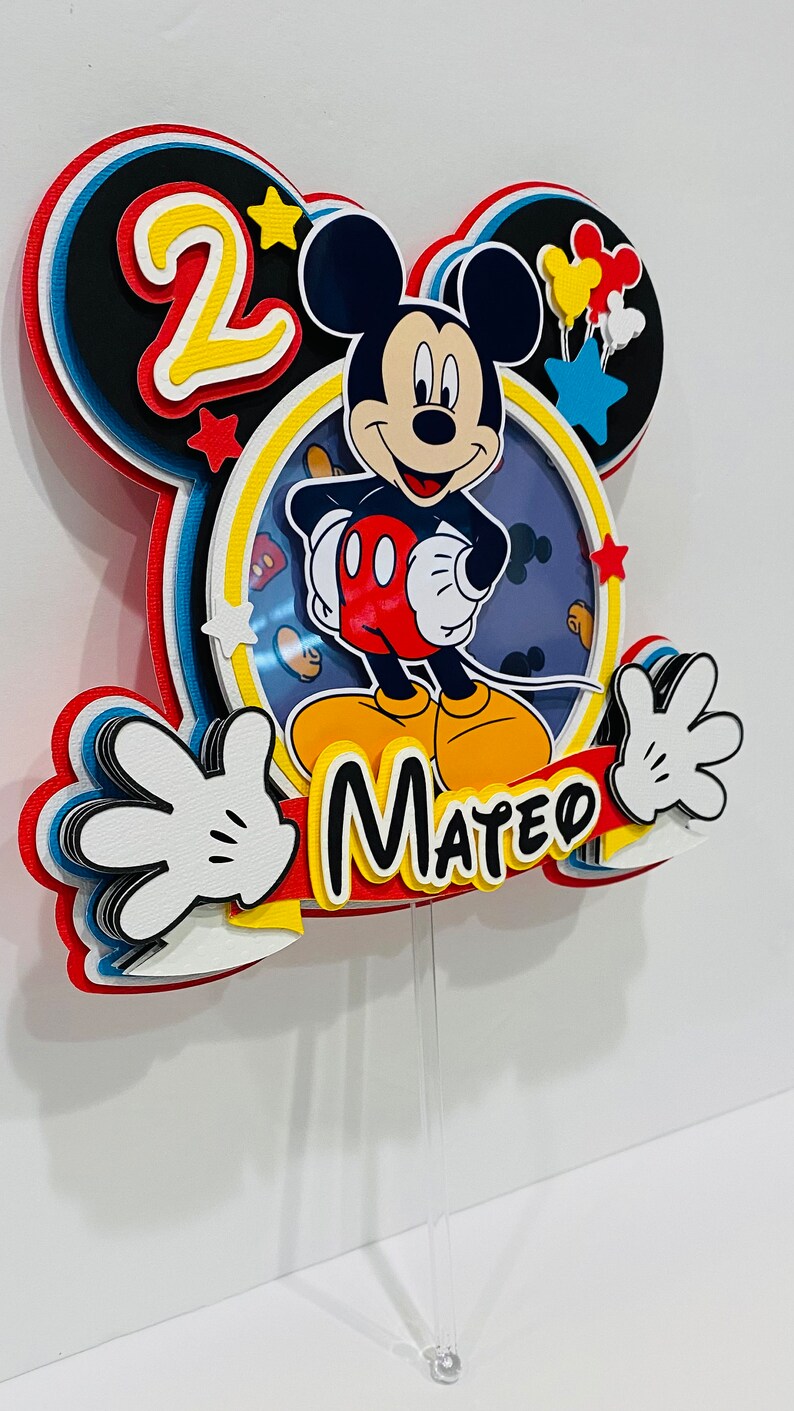 Inspired Mickey Mouse Twoodles Cake Topper| Mickey Mouse Party| Mickey ...