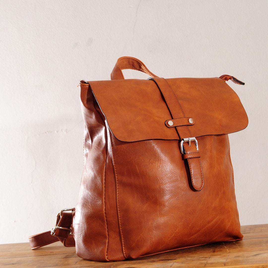 Leather Rucksack School Rucksack Leather Backpack Leather Back Pack ...