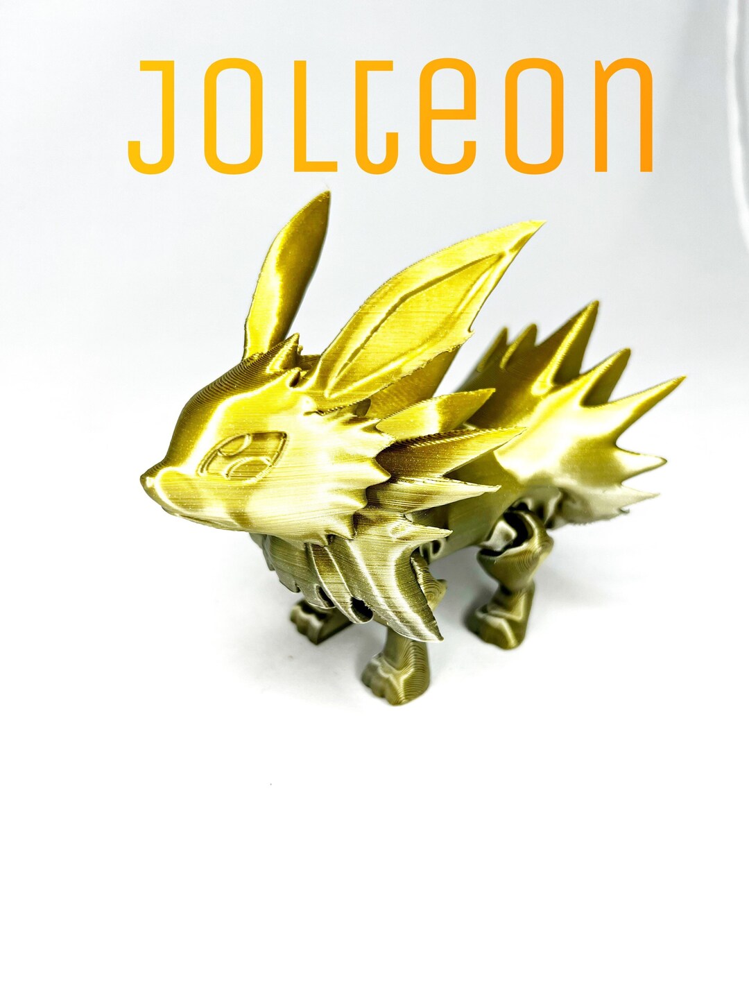 Jolteon | Eeveelution Fidget Toy | Flexi Jolteon | - Etsy