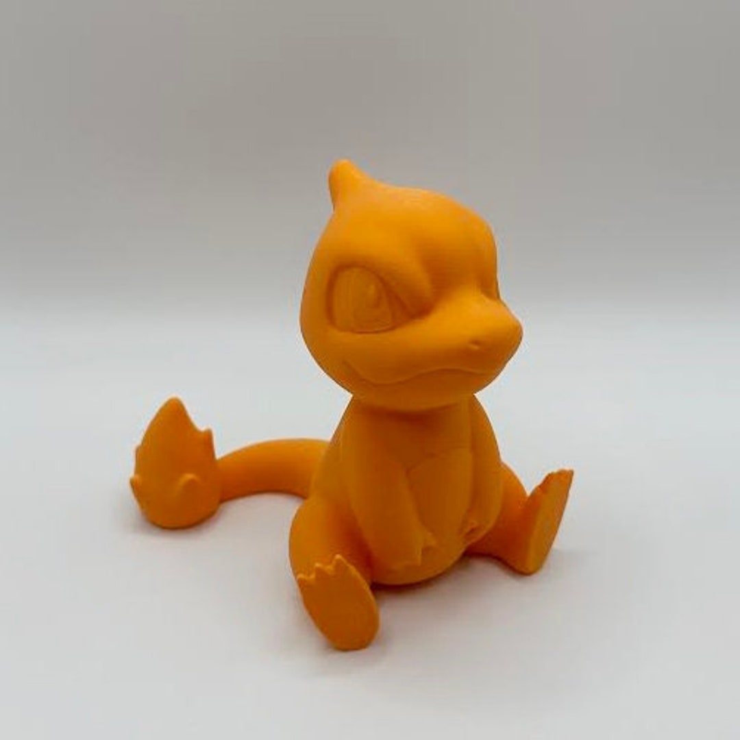 Unleash the Flames: 3D Printed Chibi Charmeleon the Perfect - Etsy