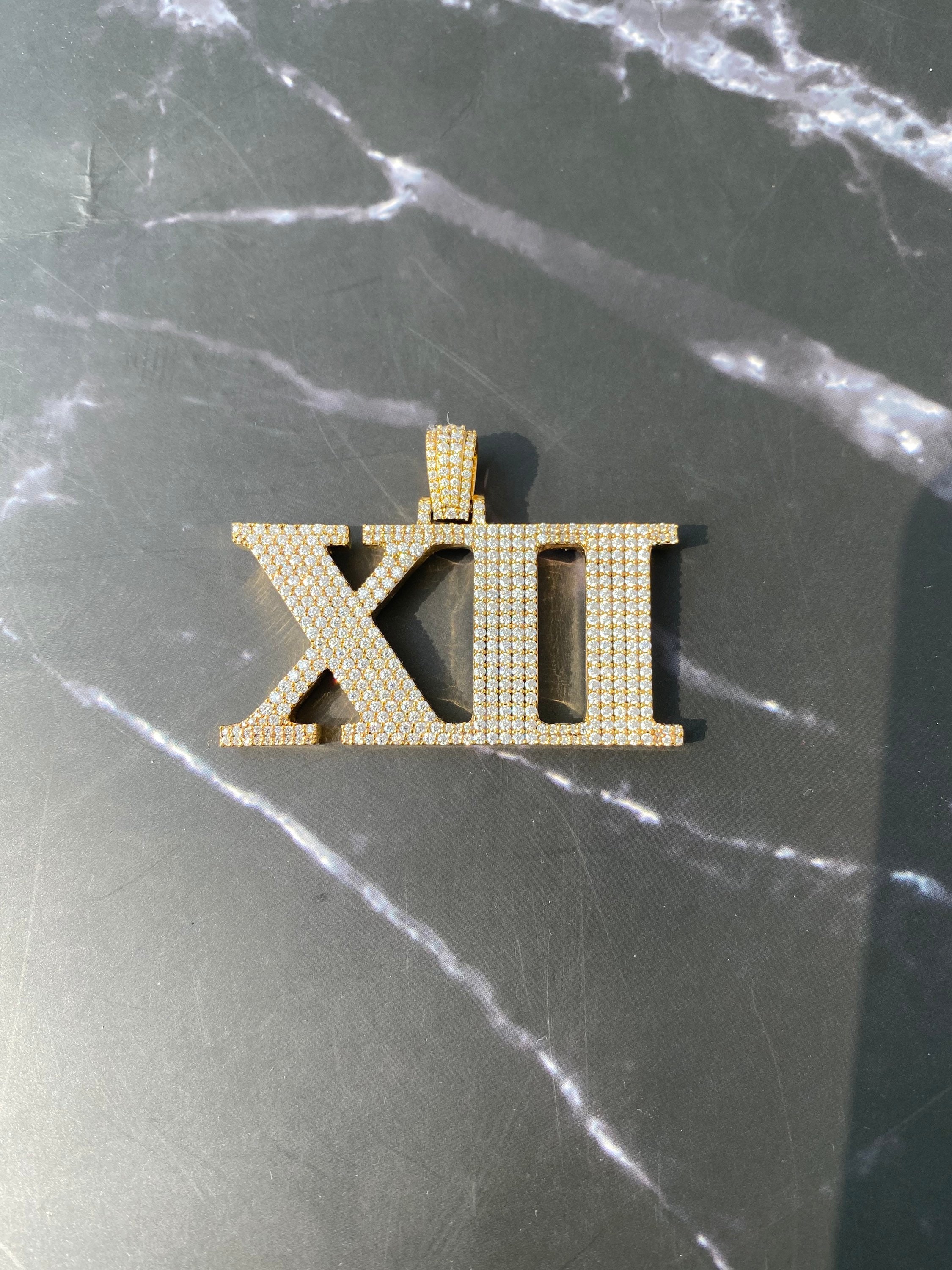 Custom Moissanite Pendant Mens Icedout Pendant Mens Custom - Etsy