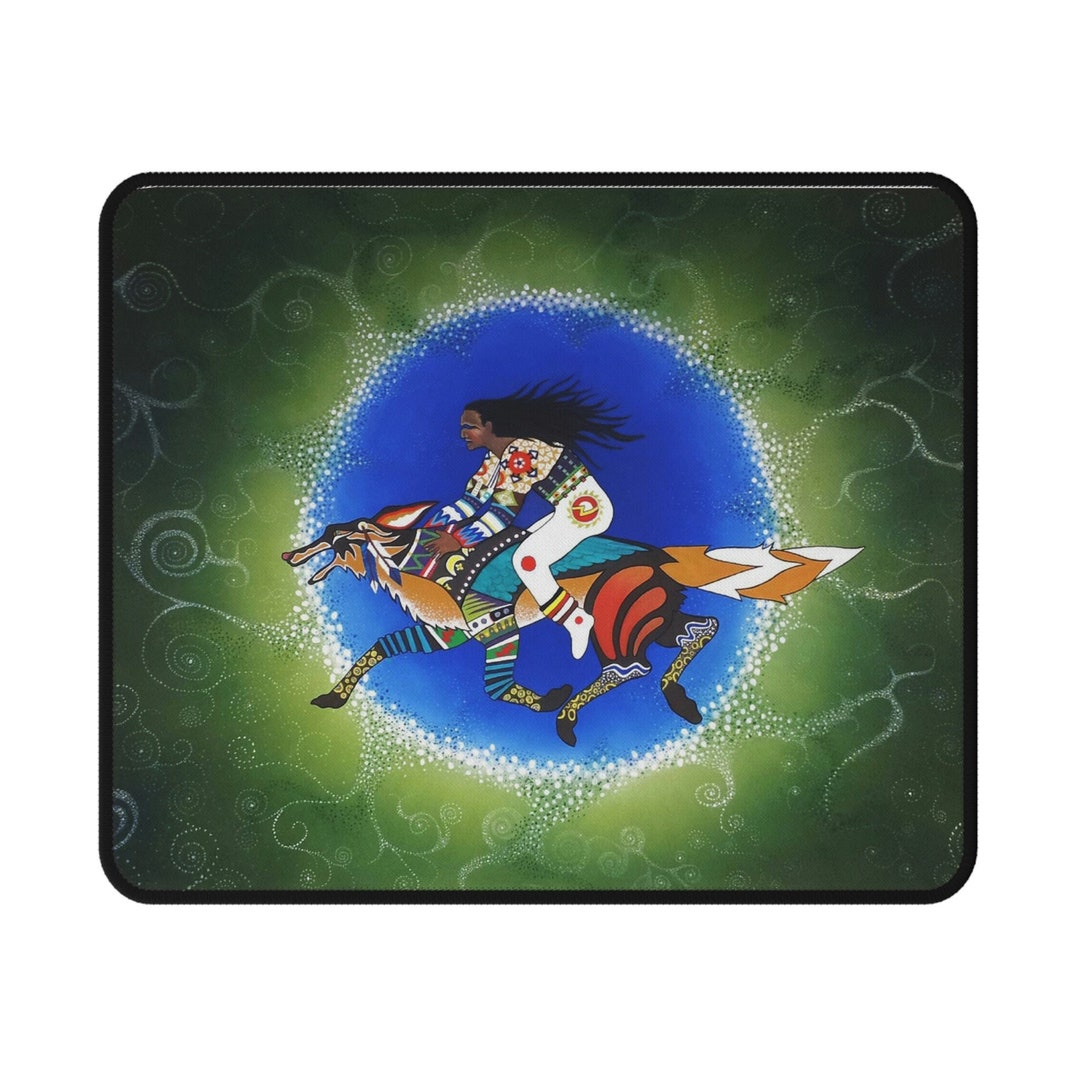 Heyokha by Mona Hedin, Decorative Mouse Pad, Western Theme, Native ...