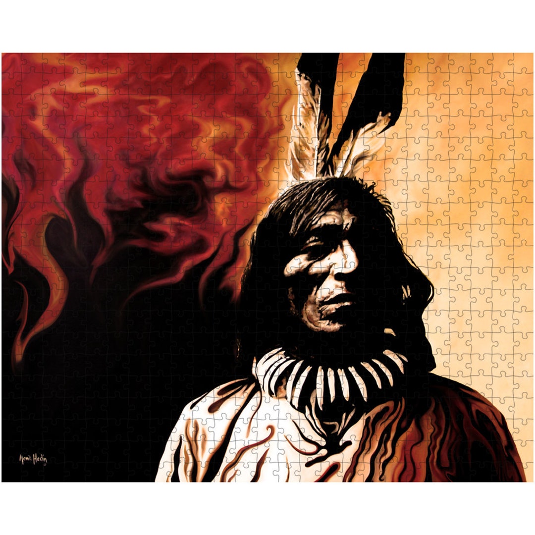 Jigsaw Puzzle, Native American Art, Custom Jigsaw Puzzle, Southwest ...