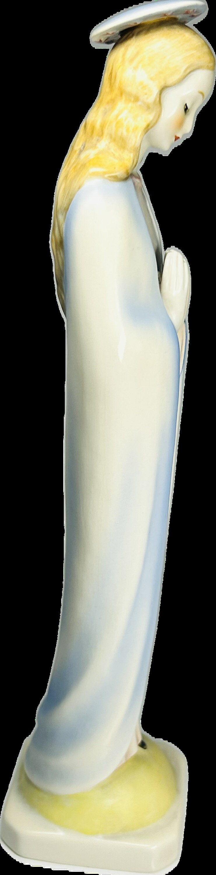 The Madonna virgin Mary by GOEBEL West Germany Stands: 10.5 26.5 Cm as ...