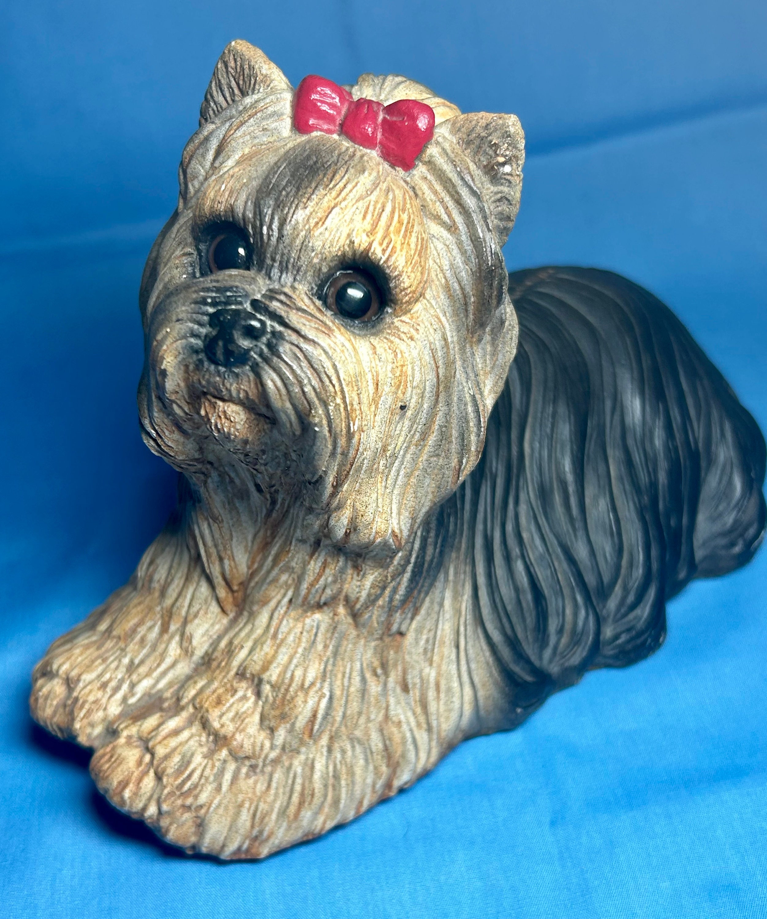 Yorkie Dog Figurine By: Unitedesign CC-027 Canada 1990's Lovely ...