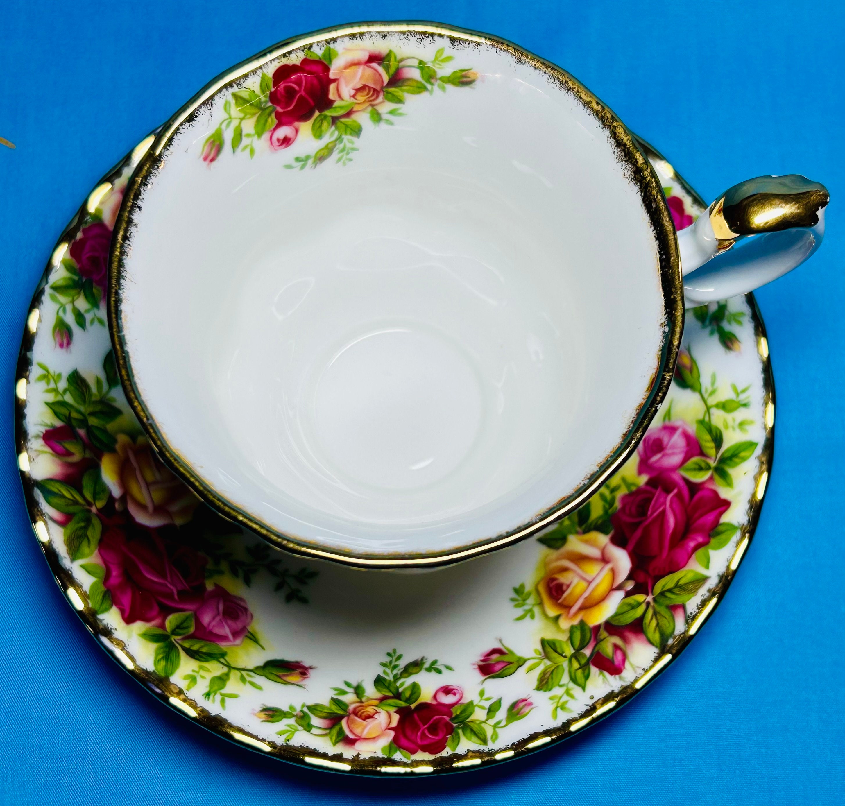 ROYAL ALBERT Cup & Saucer Old Country Roses Beautiful Roses - Etsy