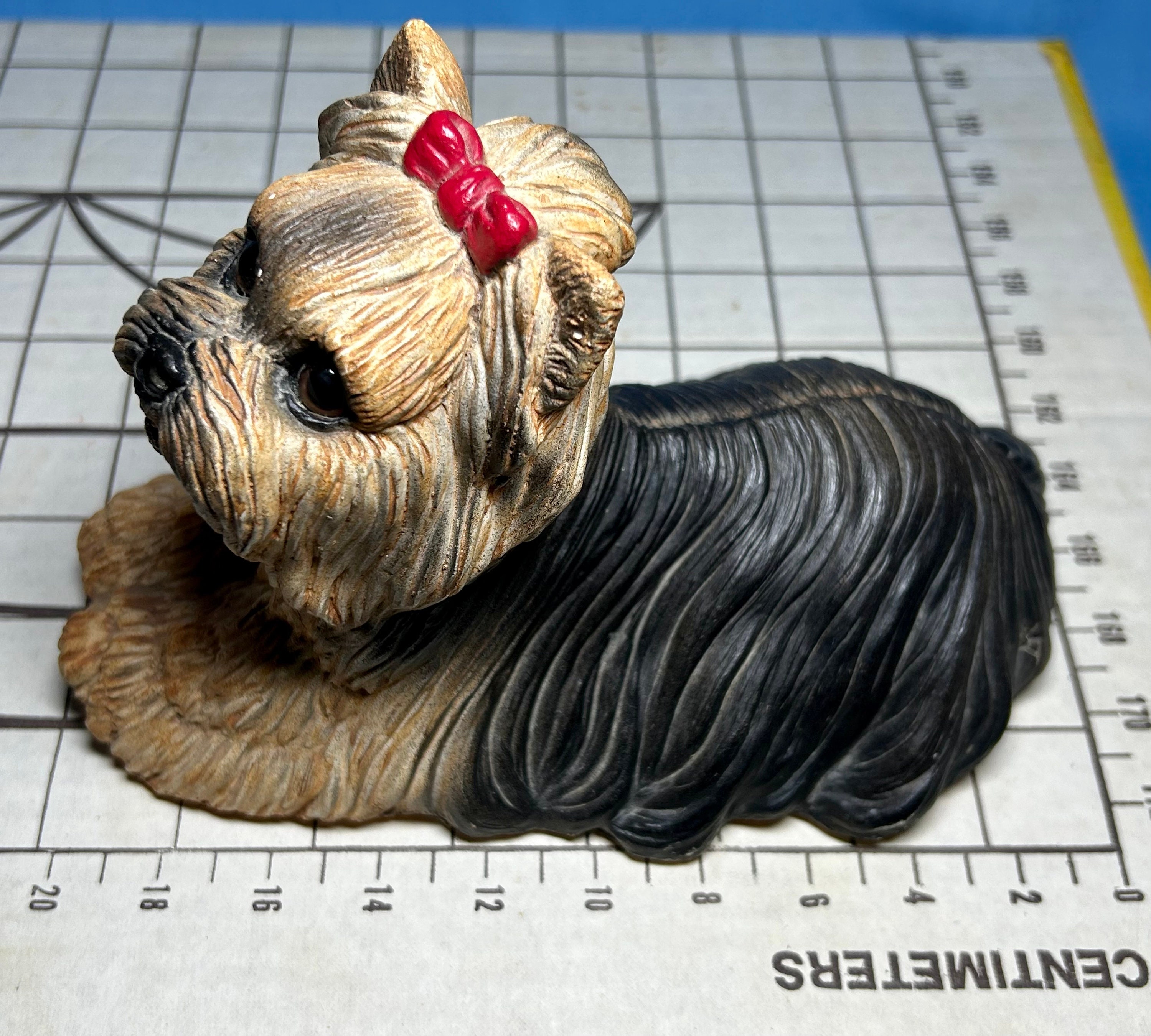 Yorkie Dog Figurine By: Unitedesign CC-027 Canada 1990's Lovely ...
