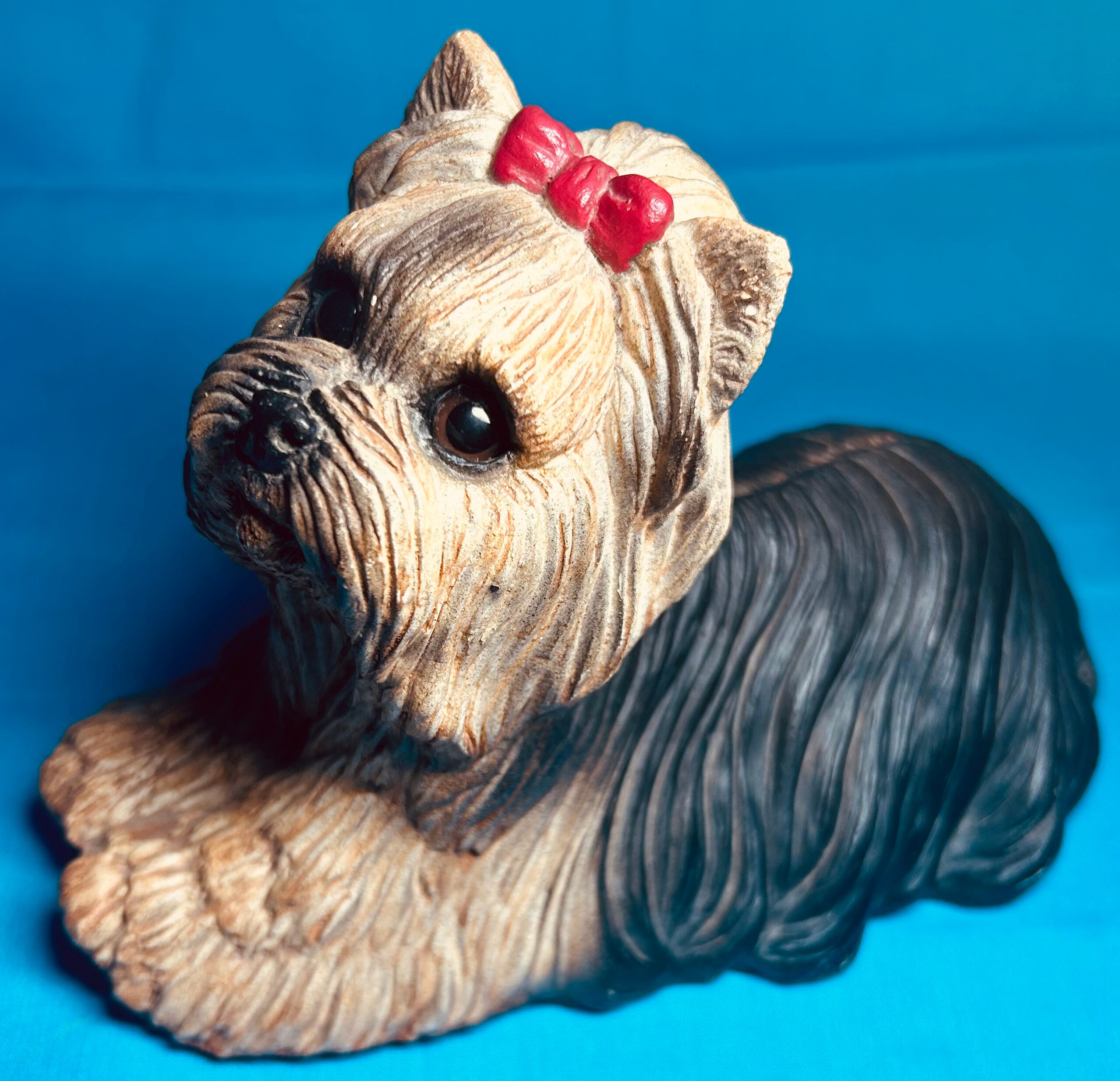Yorkie Dog Figurine By: Unitedesign CC-027 Canada 1990's Lovely ...