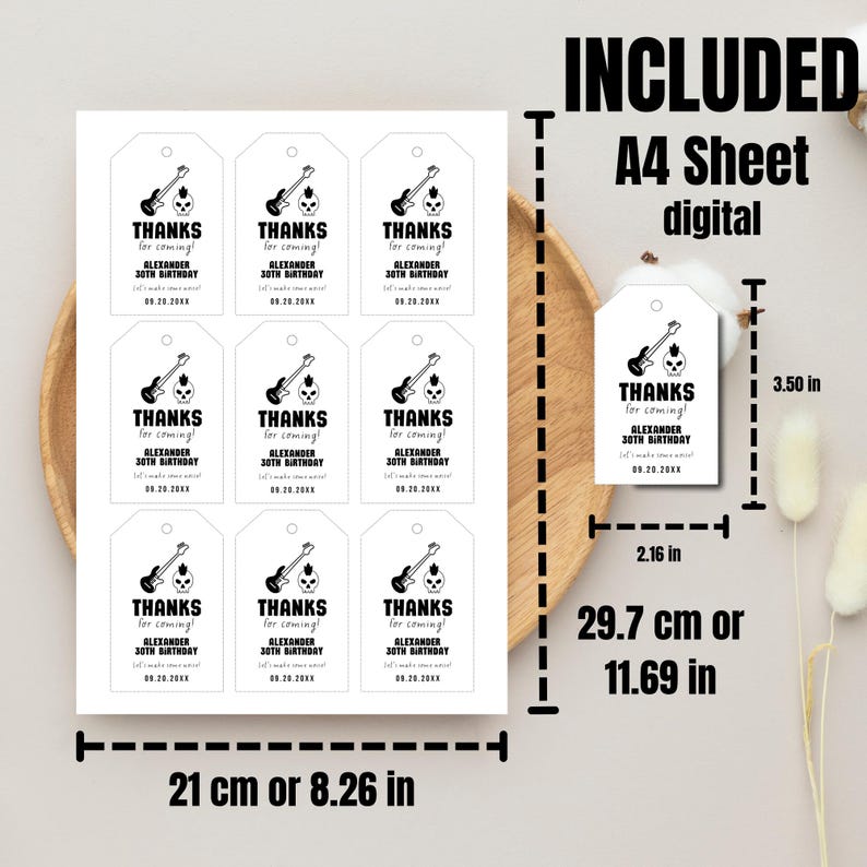 Rock Birthday Party Rock Star Party Invitation Rock Birthday Invitation ...