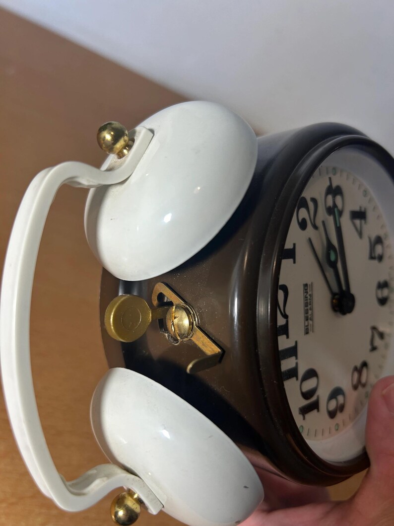 Vintage Alarm Clock Insa, Retro Mechanical Clock Made in West Germany ...