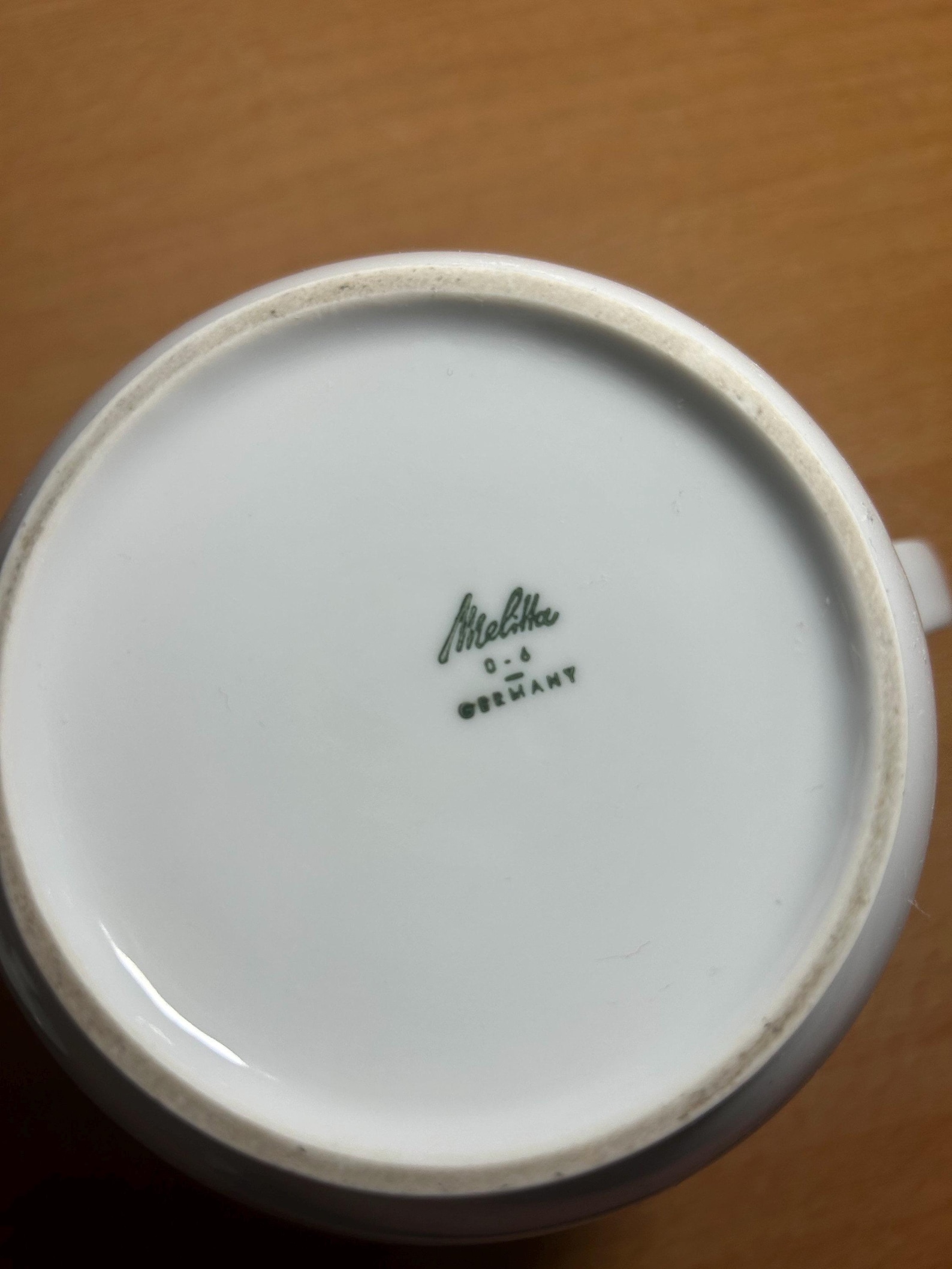 Vintage 1.1 L Melitta White Classic Porcelain Teapot Tea Coffee Pot ...