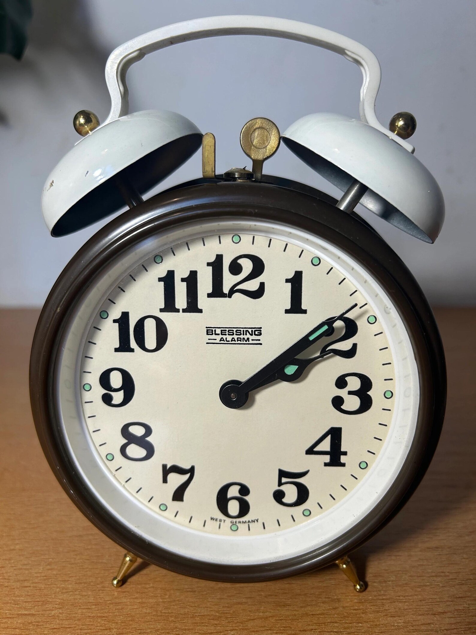 Vintage Alarm Clock Insa, Retro Mechanical Clock Made in West Germany ...