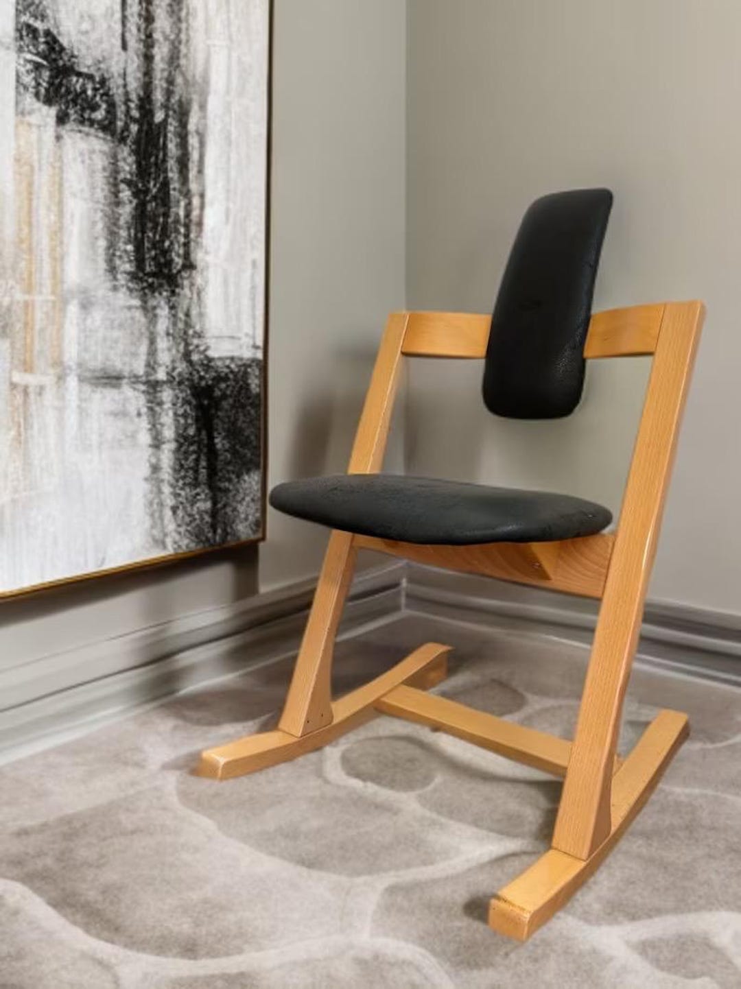 Stokle Rocking Chair by Peter Opsvik 1980s / Postmodern ,vintage ...