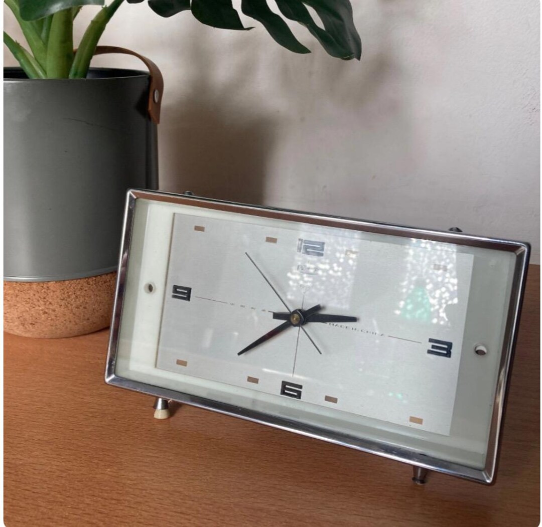 Vintage China Clock "diamond", China Alarm Clock, Shanghai China Clock ...