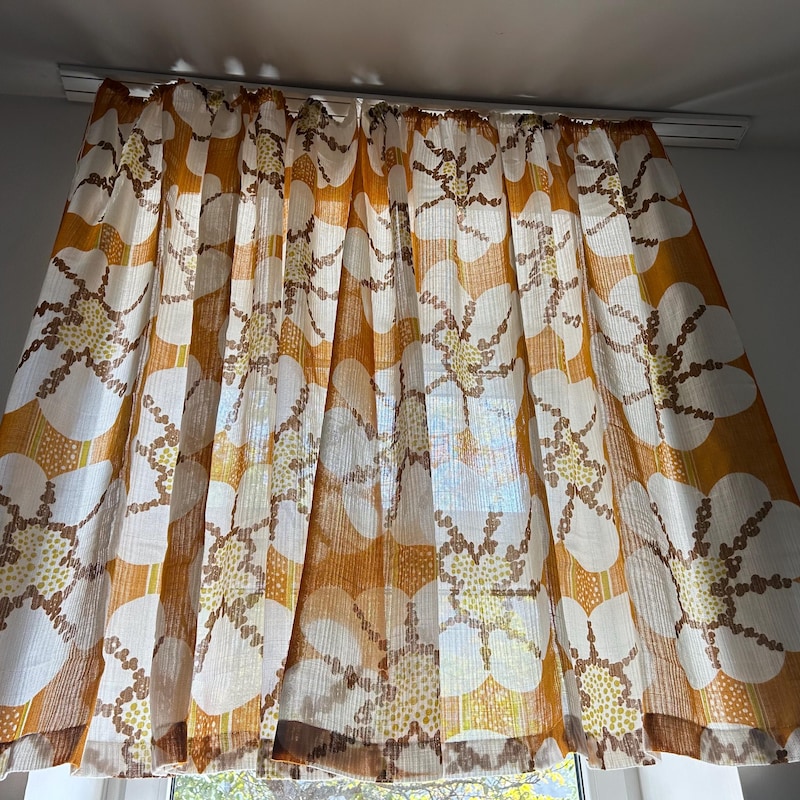 70s Curtains - Etsy