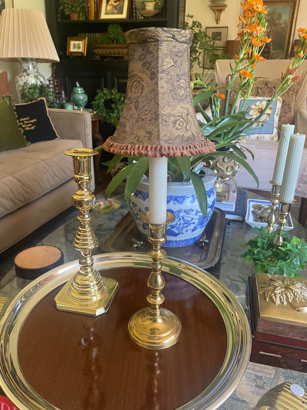 Vintage Small Lamp Shade - Etsy