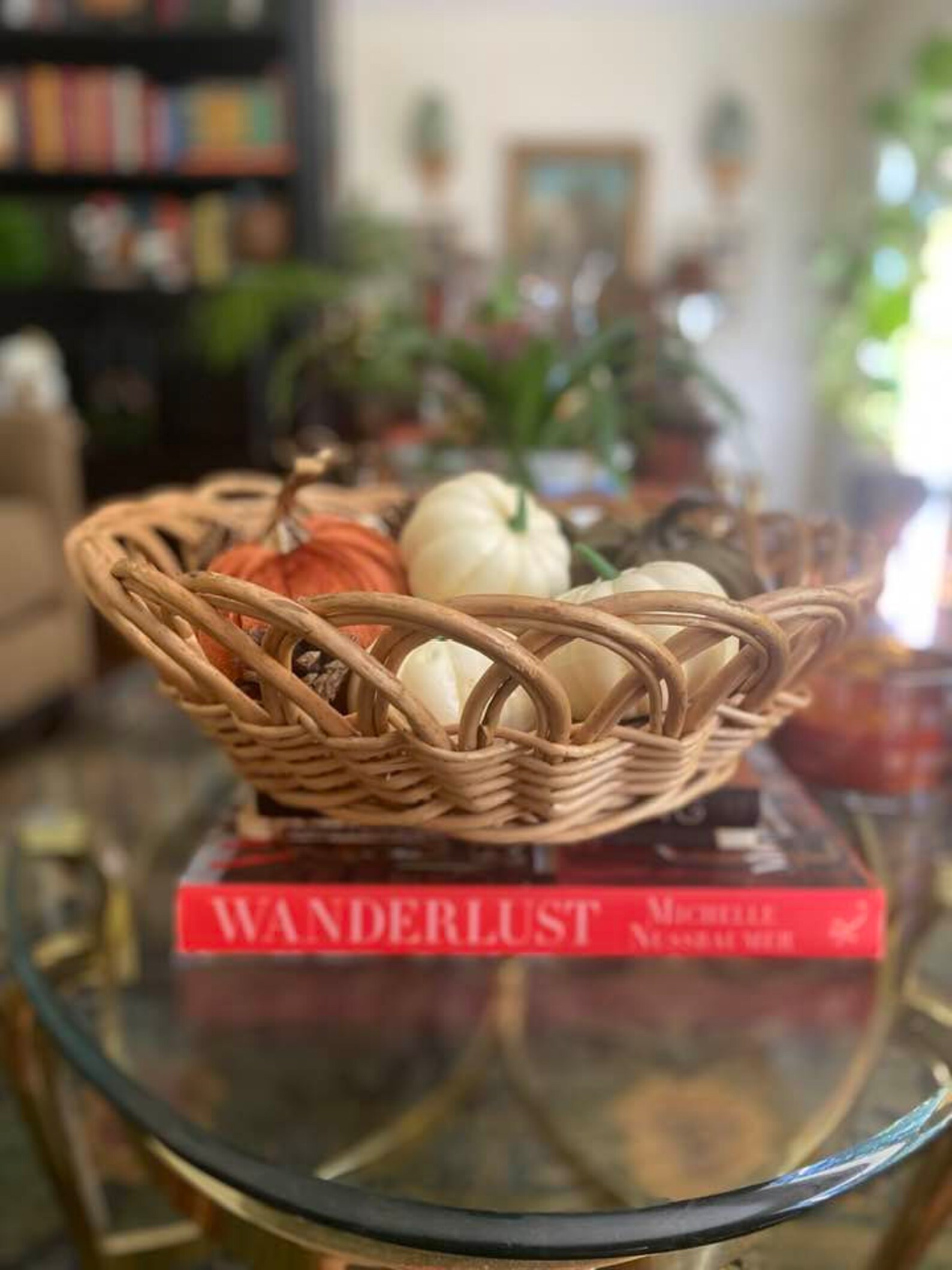 Large Cane Basket Decorative Basket Fruit Basket - Etsy