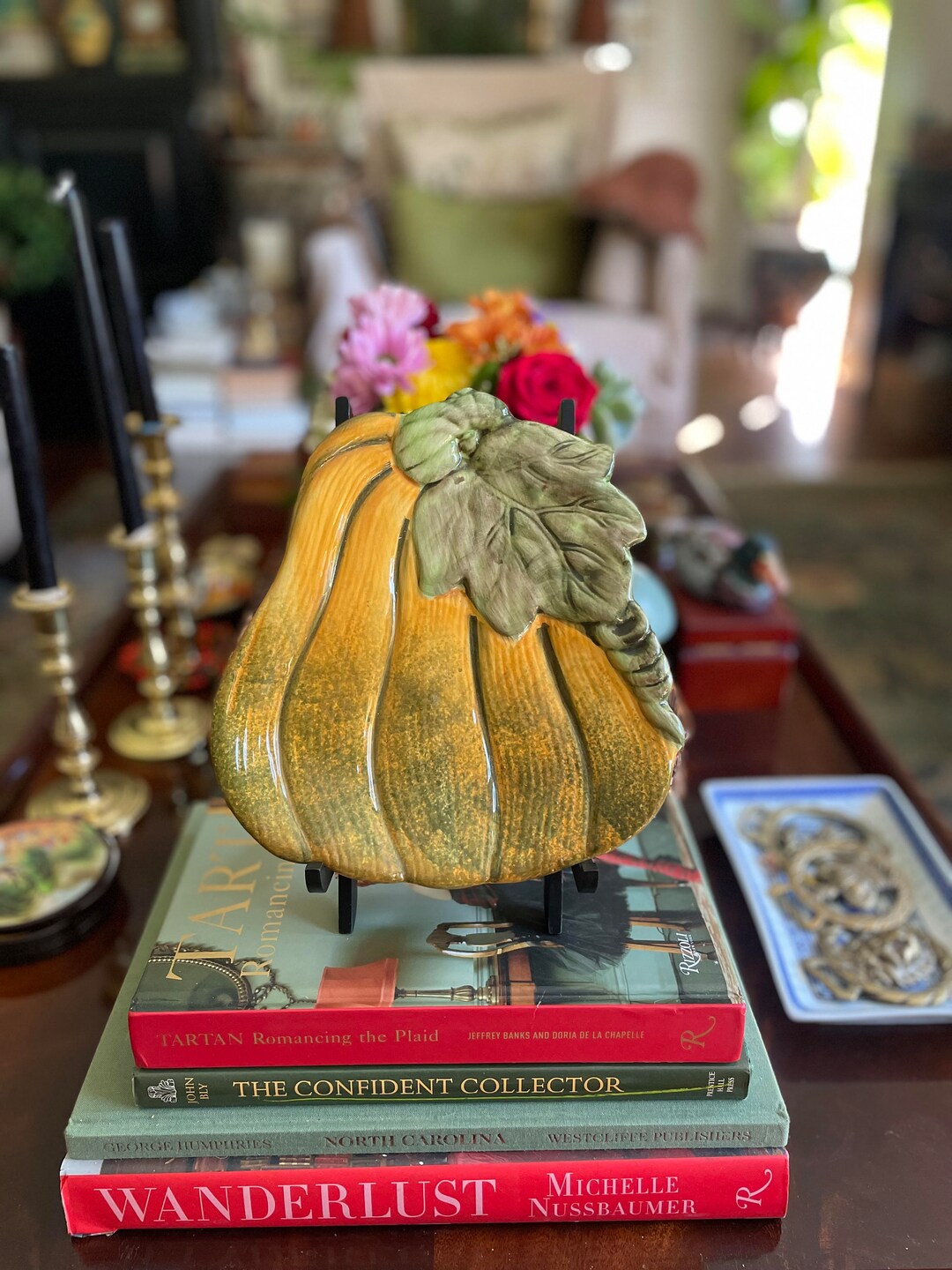 Vintage Squash Shaped Plate Fall Decor Autumn Decor - Etsy