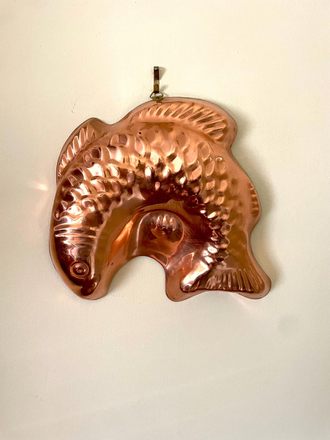 Vintage Copper Fish Mold - Etsy