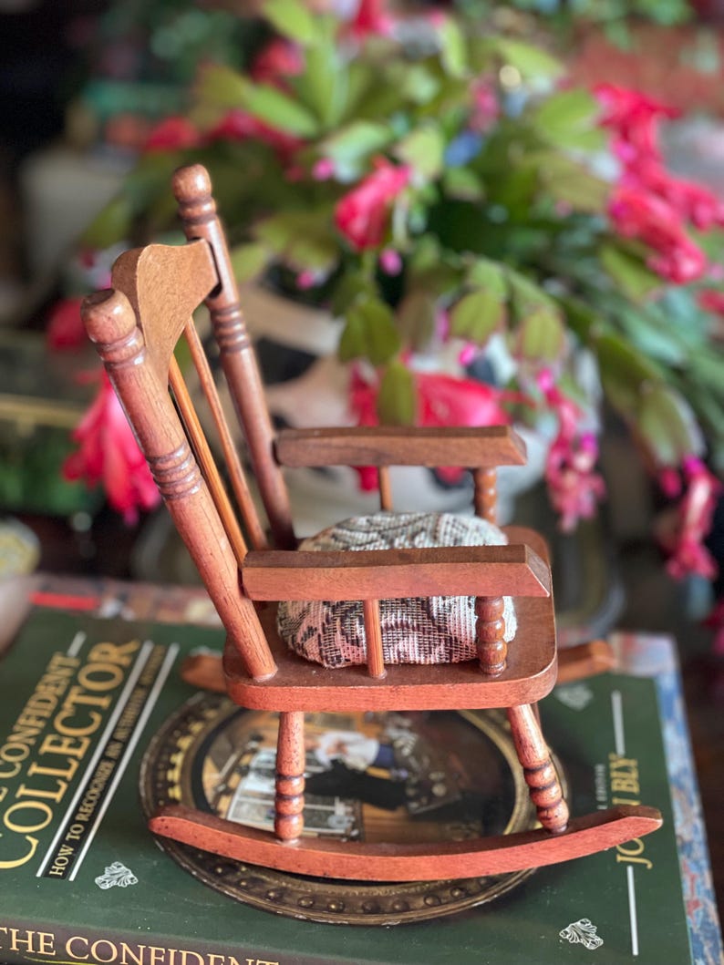 Vintage Rocking Chair Pin Cushion - Etsy