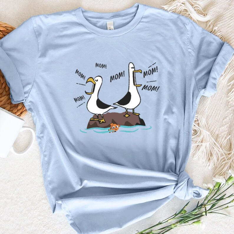 Mom Mom Mom Nemo Seagull Shirt, Finding Nemo Shirt, Magic Kingdom Shirt ...