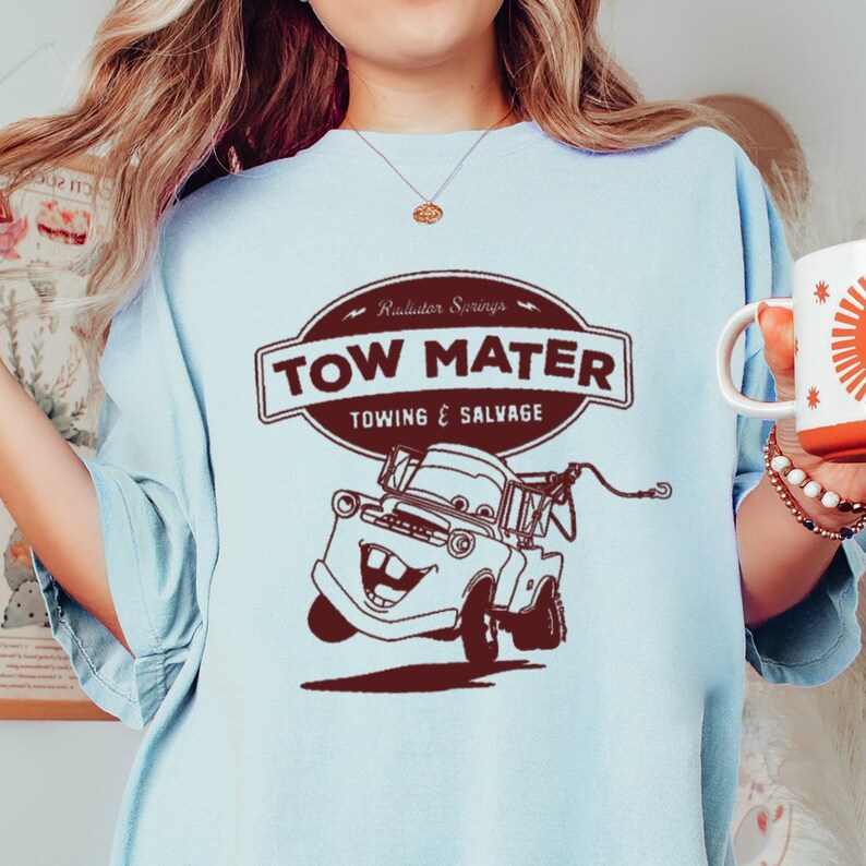 Cars Tow Mater Towing Salvage Shirt, Magic Kingdom Shirt, Family ...