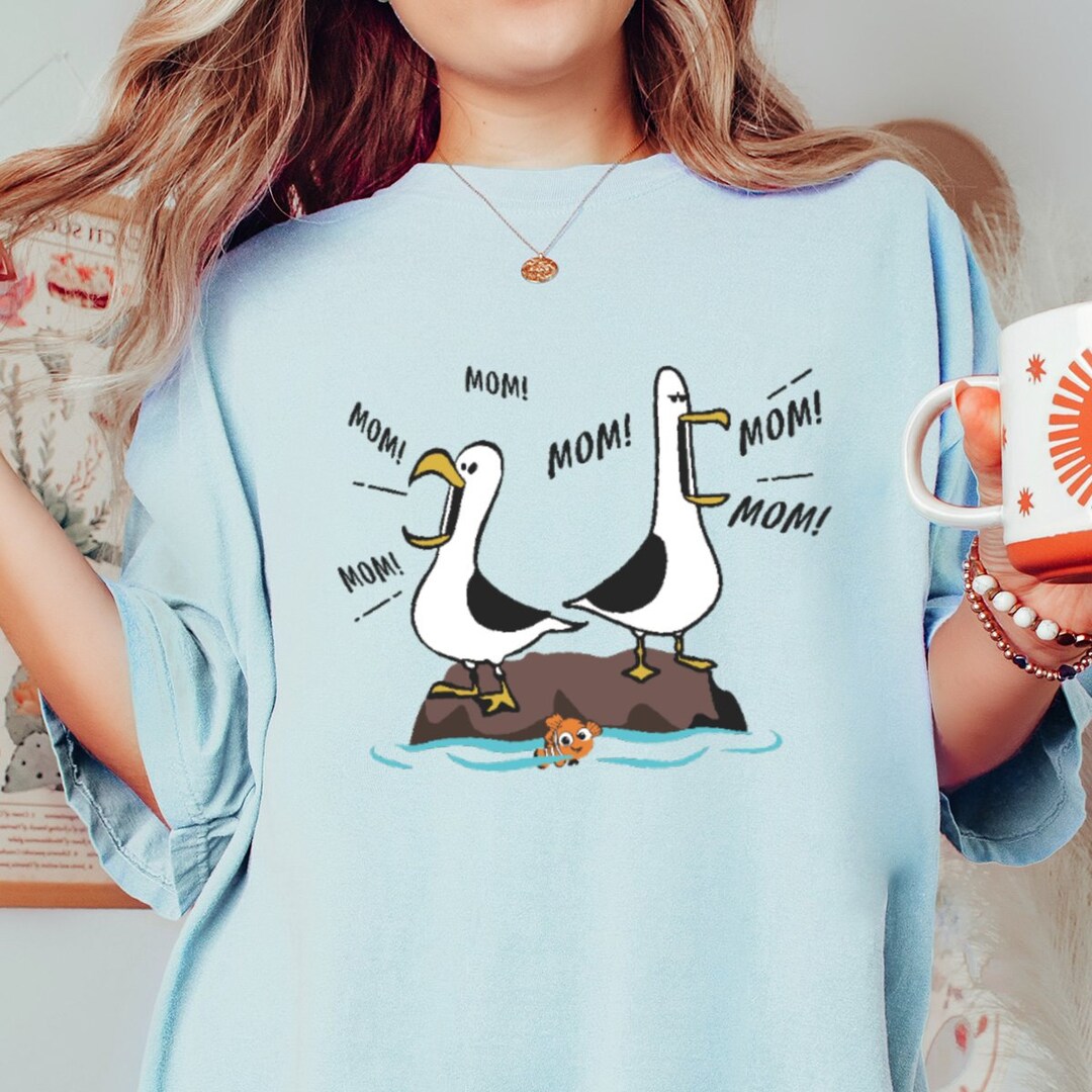 Mom Mom Mom Nemo Seagull Shirt, Finding Nemo Shirt, Magic Kingdom Shirt ...