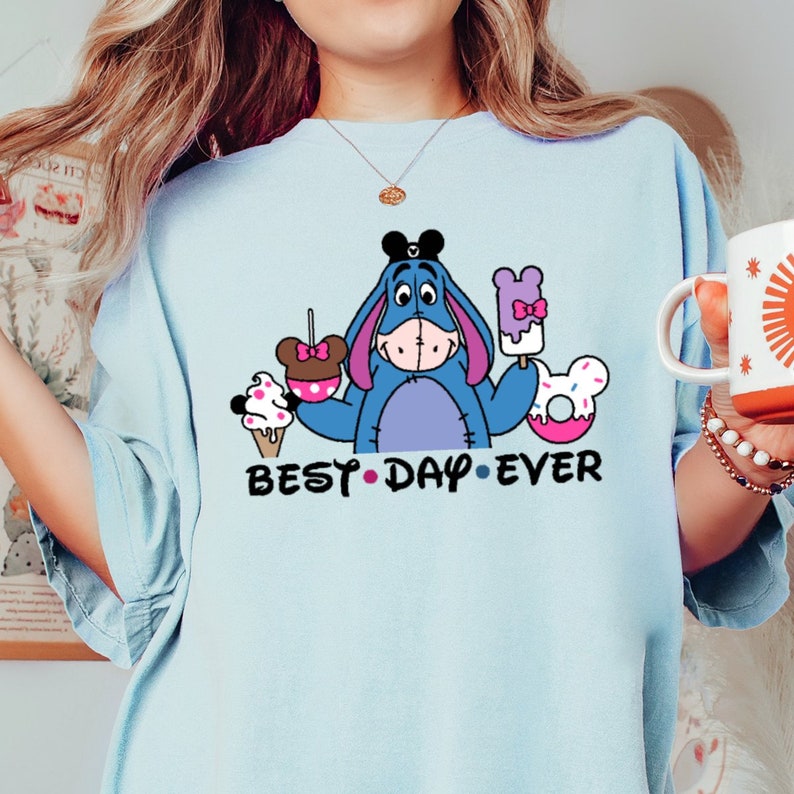 Eeyore Best Day Ever Shirt, Eeyore T-shirt, Winnie the Shirt, Family ...