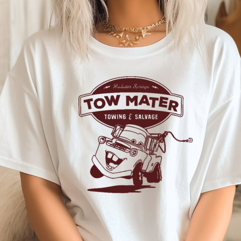 Cars Tow Mater Towing Salvage Shirt, Magic Kingdom Shirt, Family ...