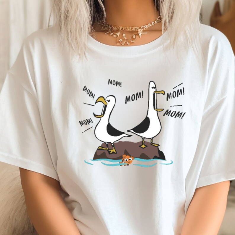 Mom Mom Mom Nemo Seagull Shirt, Finding Nemo Shirt, Magic Kingdom Shirt ...