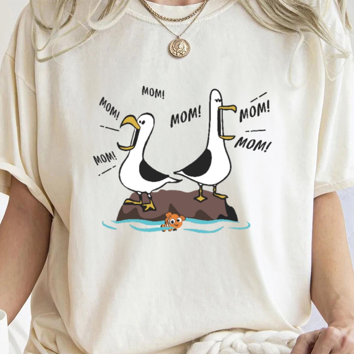 Mom Mom Mom Nemo Seagull Shirt, Finding Nemo Shirt, Magic Kingdom Shirt ...